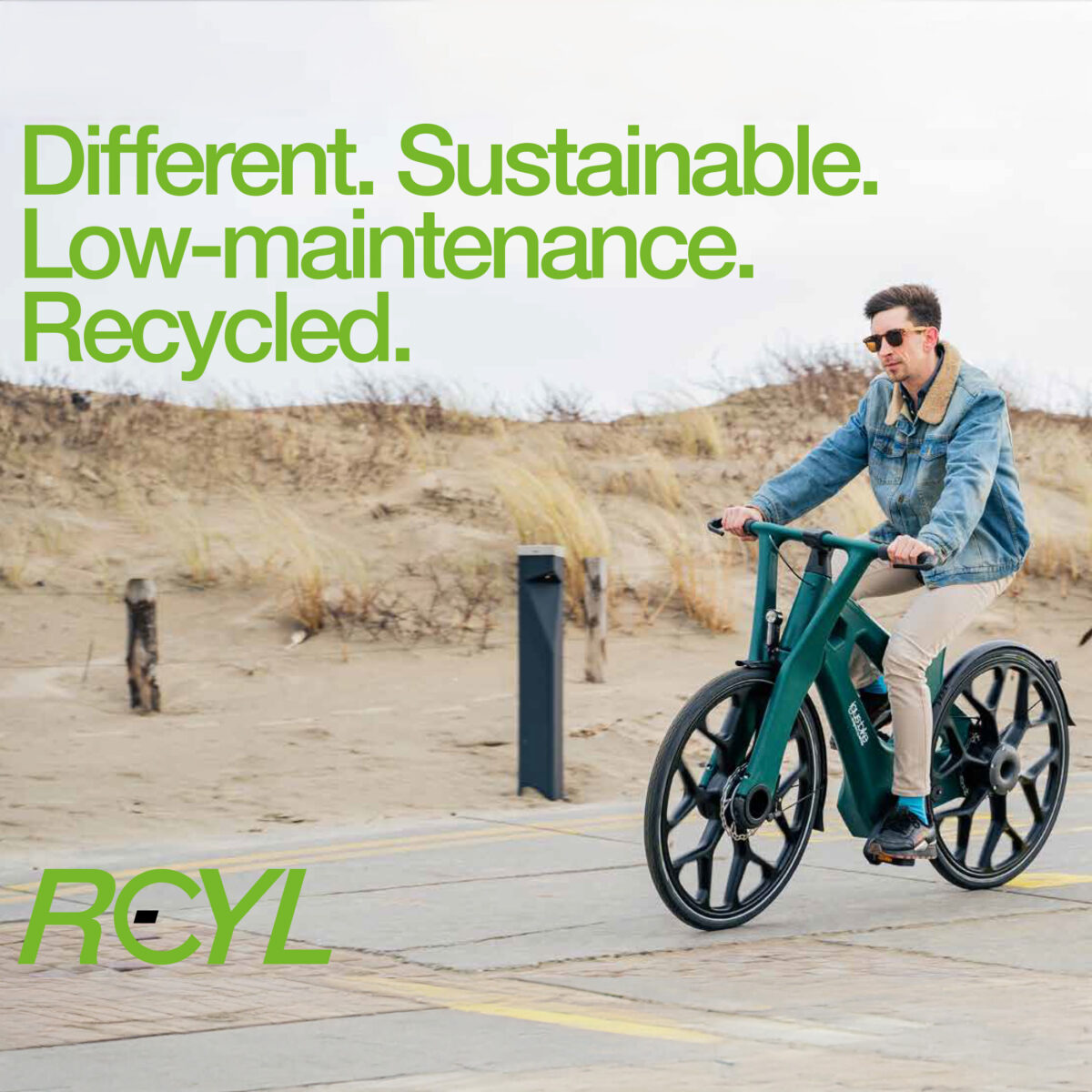 Recycled plastic bikes for sustainable mobility | The bike